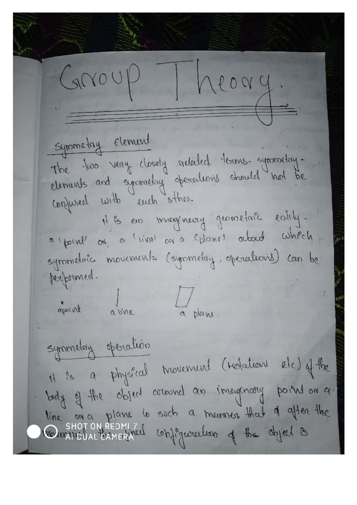 Group theory complete - msc chemistry second year - Theoretical and ...