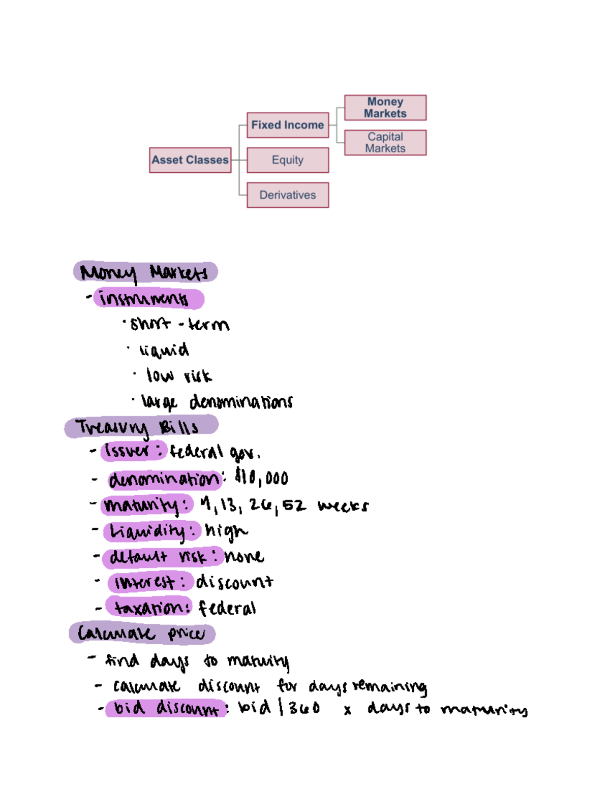 BUS172 CH. 2 - Lecture notes 2 - Money Markets ####### instruments ...