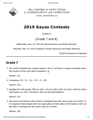 2023 Gauss Solution - math - 2023 Gauss Contests Solutions (Grade 7 and ...
