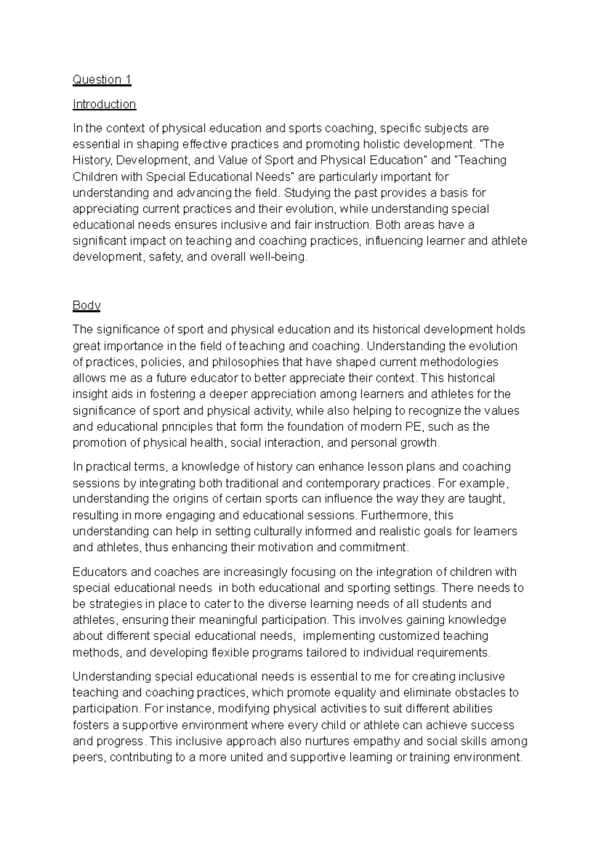 PES3701 Assignment 3 - Question 1 Introduction In the context of ...