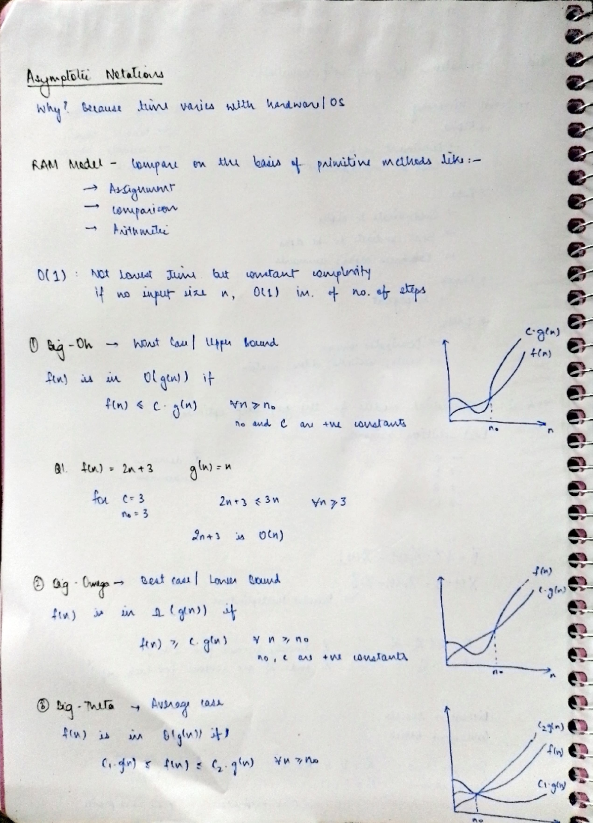 DAA Unit 1-1 - For DAA unit 1, handwritten notes - yn 3 Y n no n no Ot1 ...