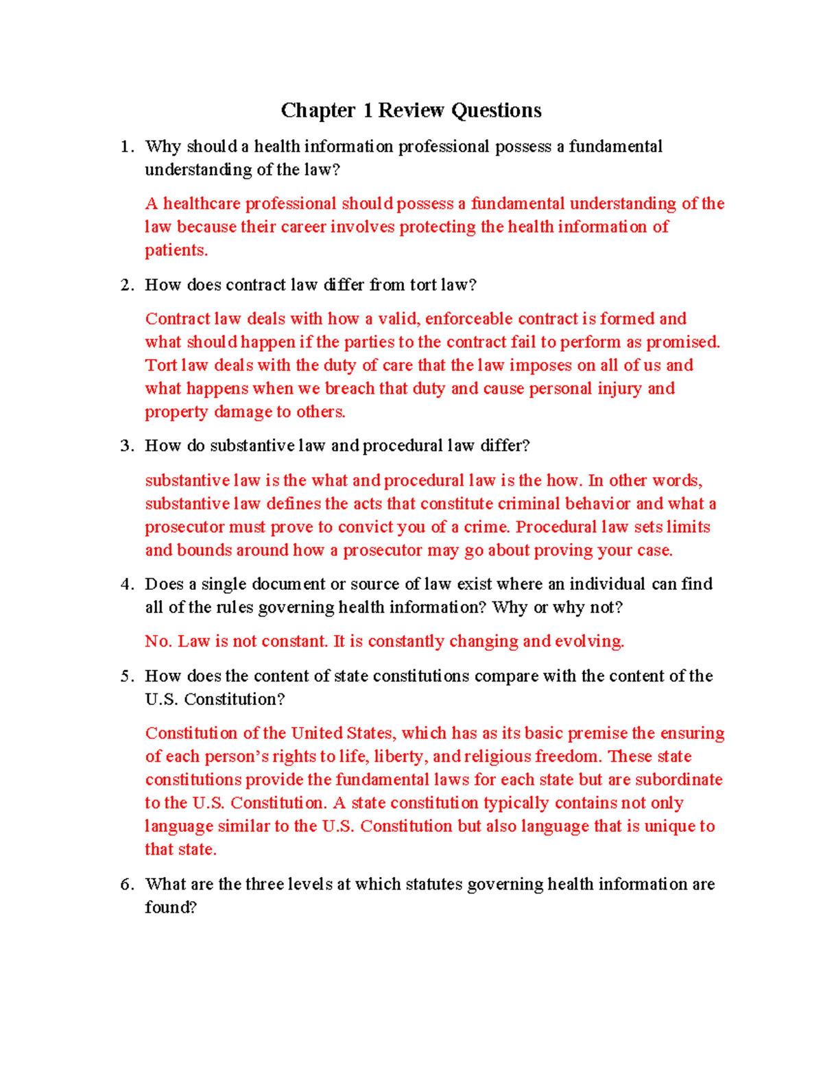 Chapter 1 Review Questions - Chapter 1 Review Questions Why should a ...