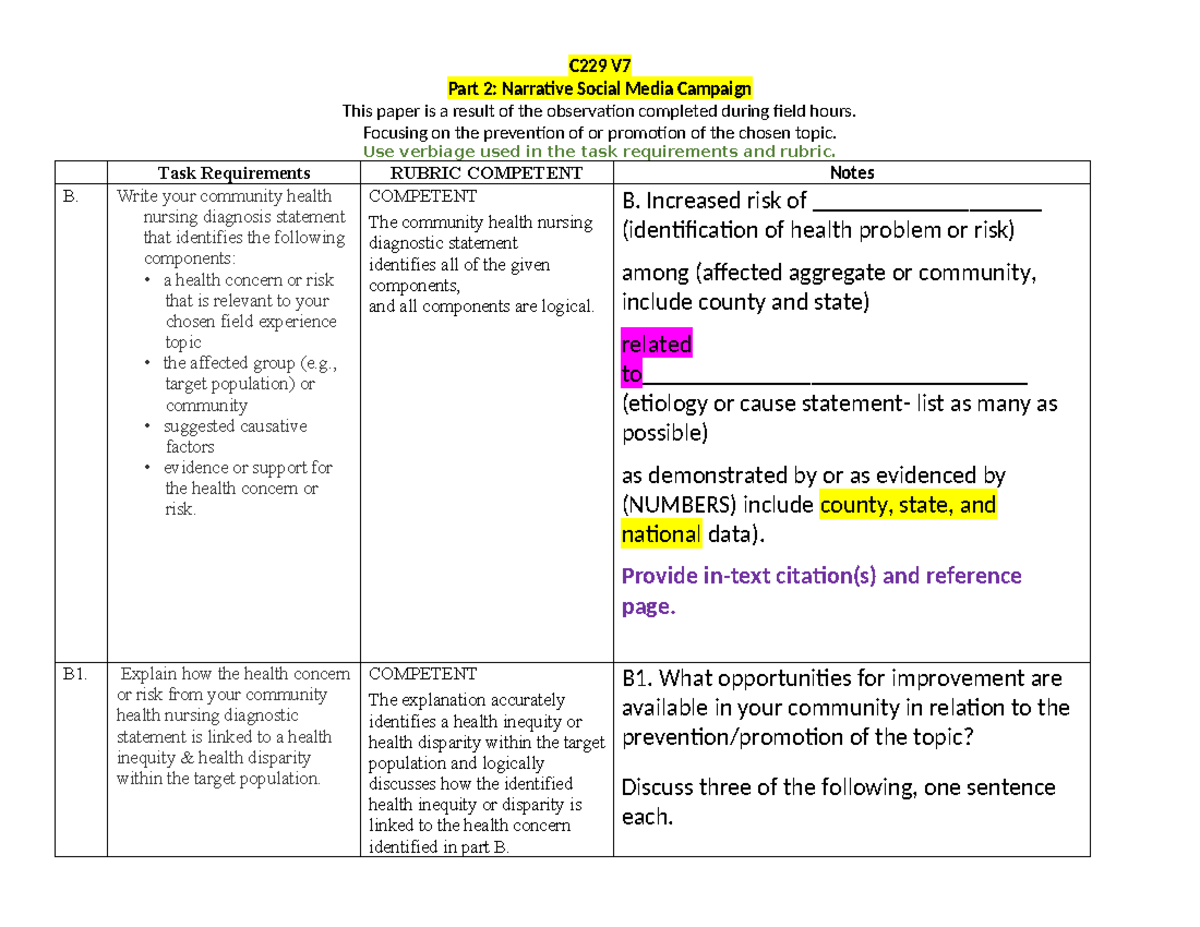D. Student Info C229 Paper V7 06.24.2023 - C229 V Part 2: Narrative ...
