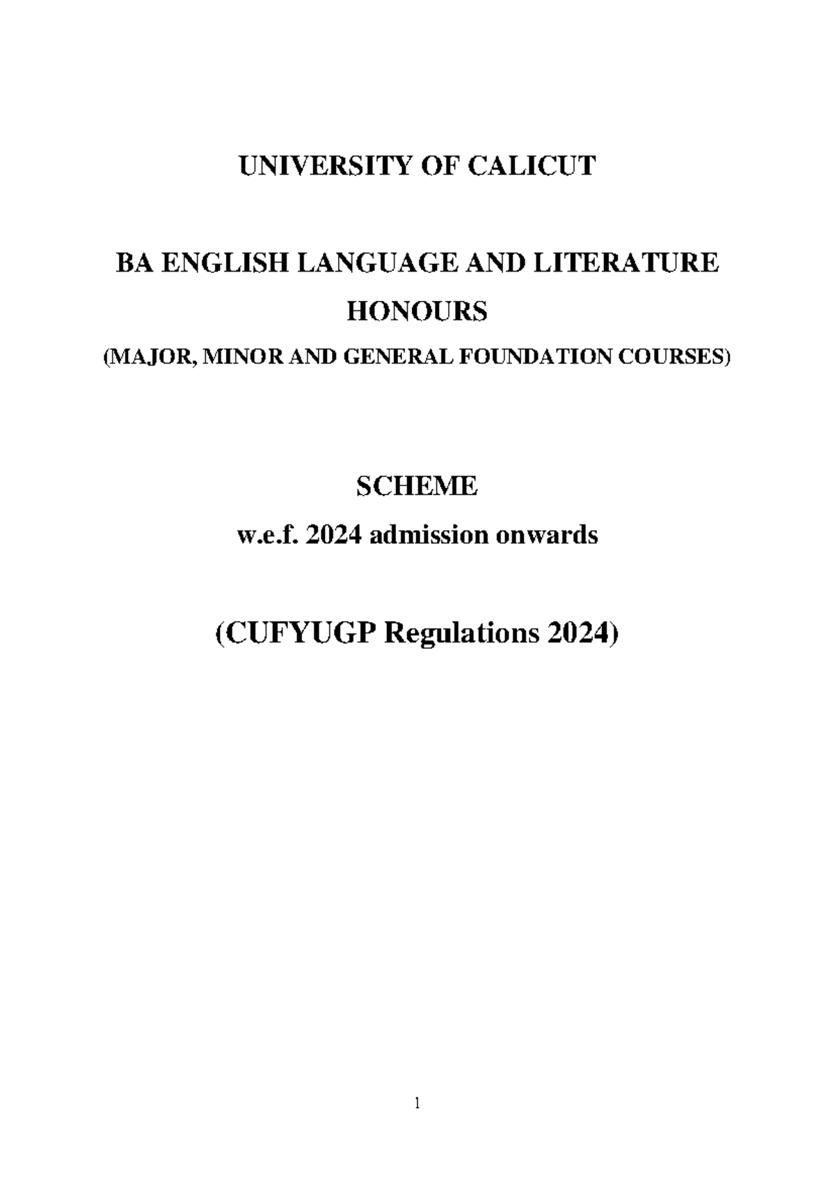 BA English Language AND Literature Honours 2024-25 corrected (1) Last ...
