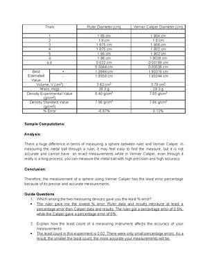 Group 14 Calorimetry-Simulation - Procedure: Experiment 4: Calorimetry ...