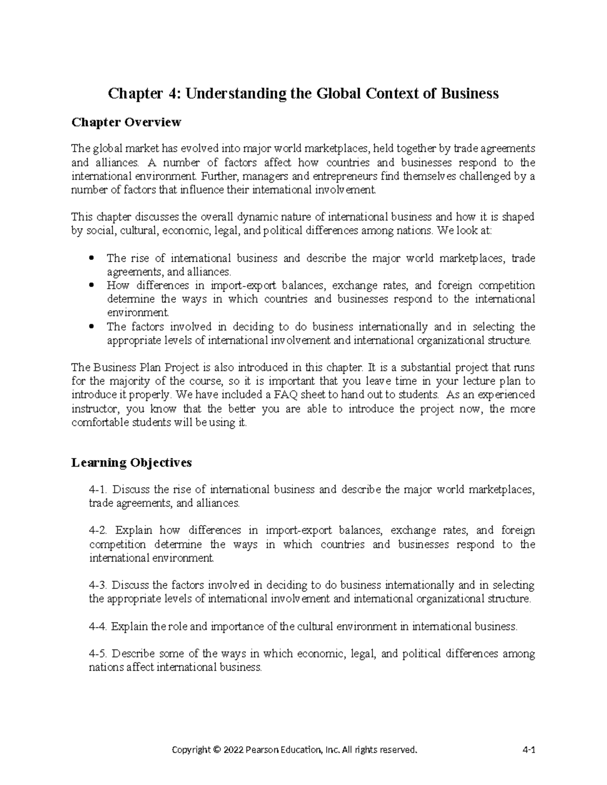 Chapter 4 - Business copy - Chapter 4: Understanding the Global Context ...