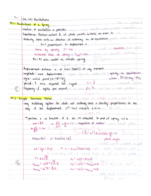 Physics 7A Chapter 4 - lecture notes - Neuton'staws 1stLaw an object ...