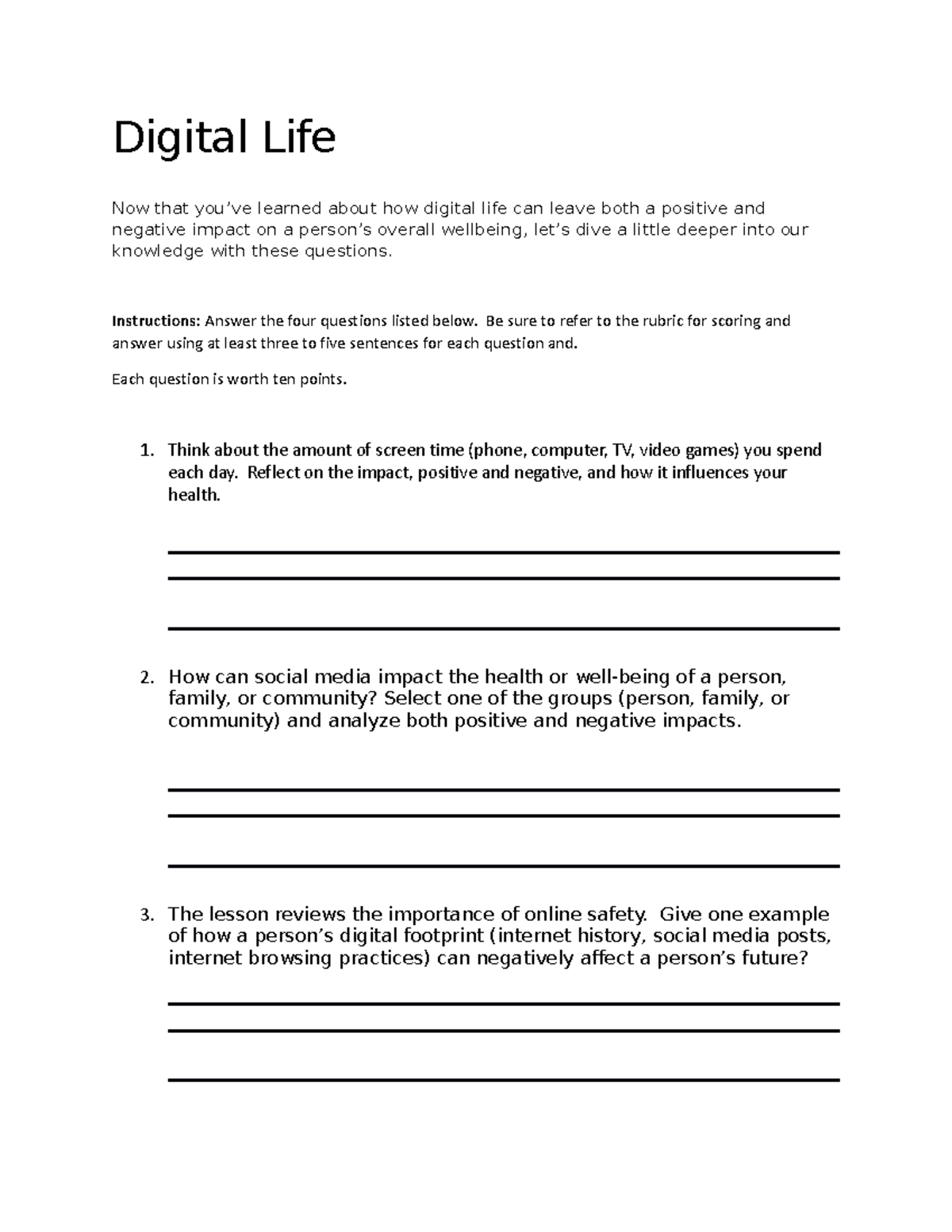 01 02 05 - Digital Life Now that you’ve learned about how digital life ...