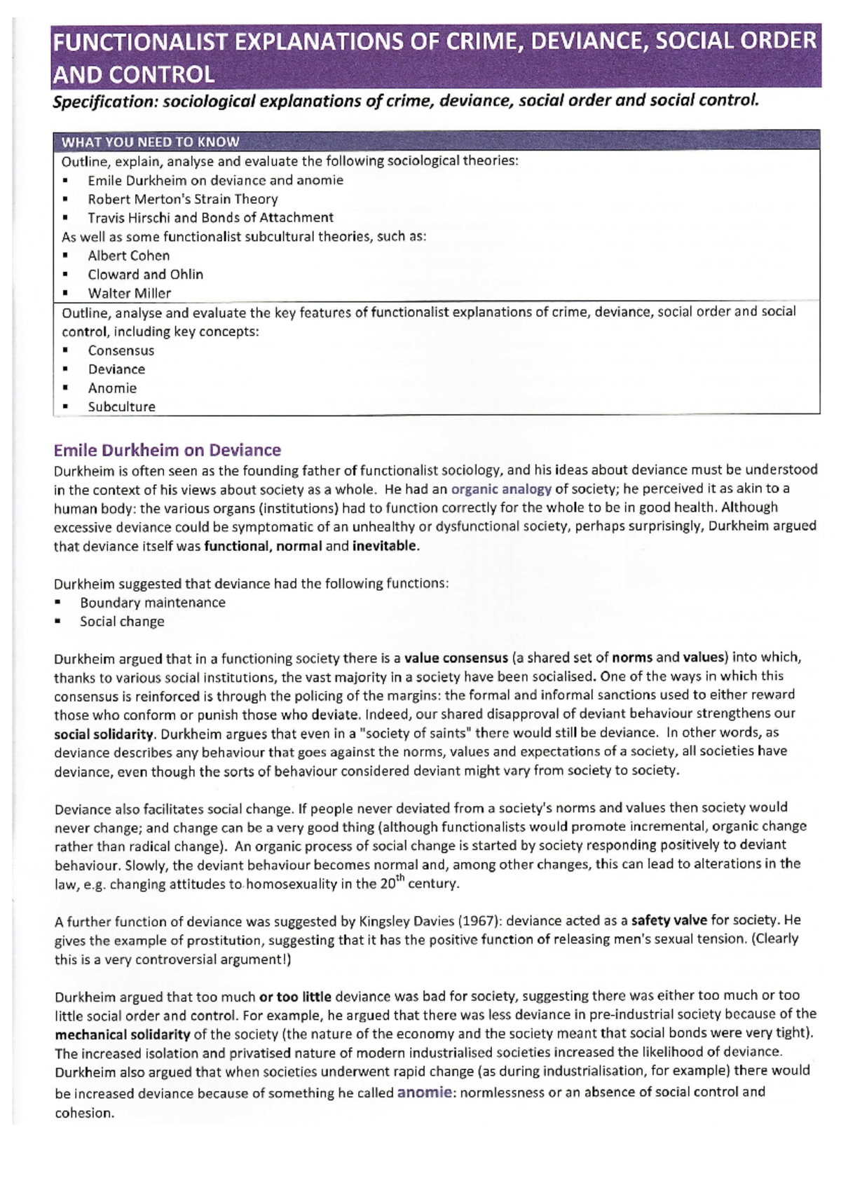 2 - Crime and Deviance - Studocu