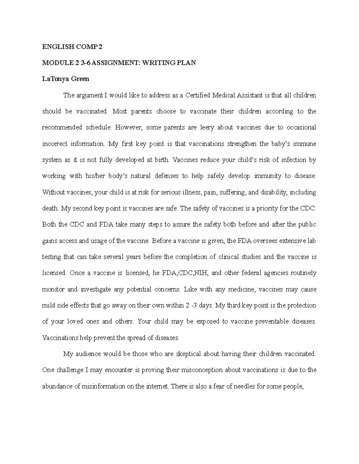 Untitled document (14) eng comp 2 mod 3-6 assignment - ENGLISH COMP 2 ...