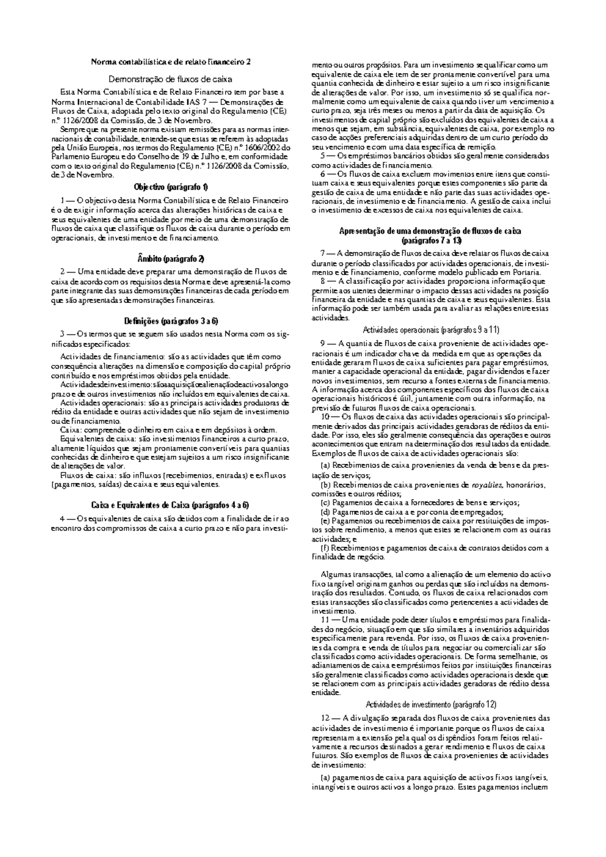 NCRF 02 - Norma SNC - Norma contabilística e de relato financeiro 2 ...