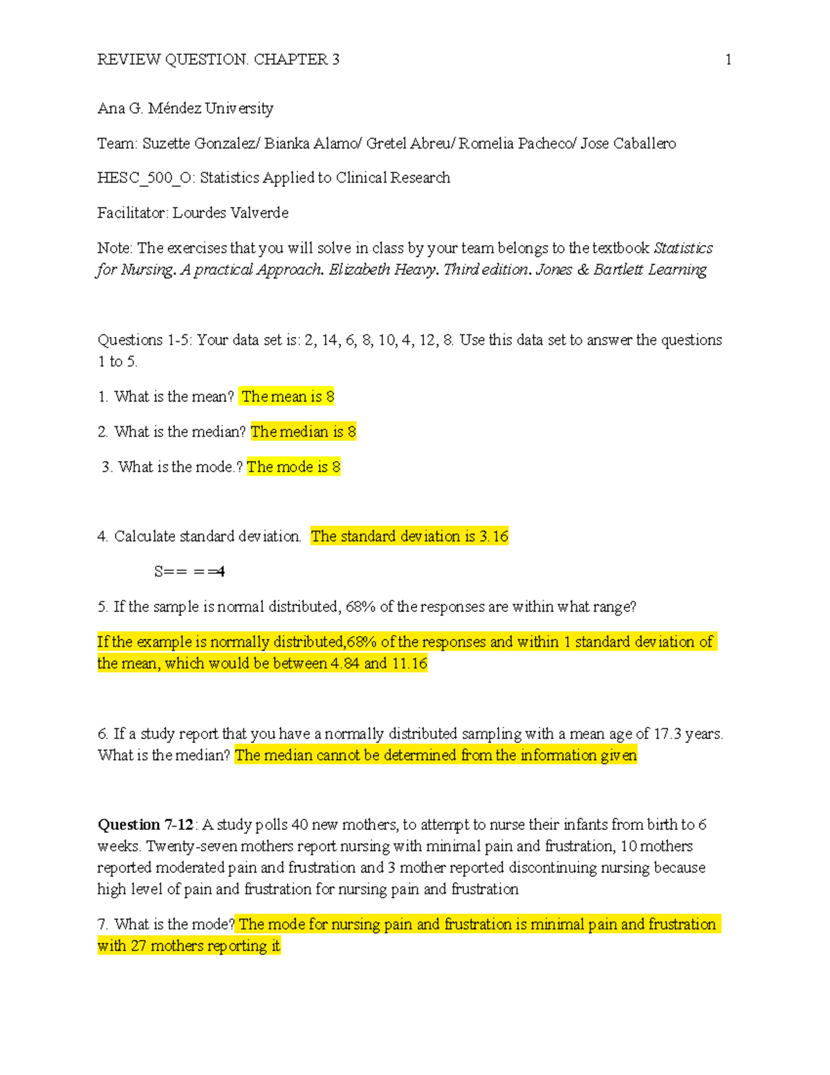 CH3- Team Homework - REVIEW QUESTION. CHAPTER 3 1 Ana G. Méndez ...