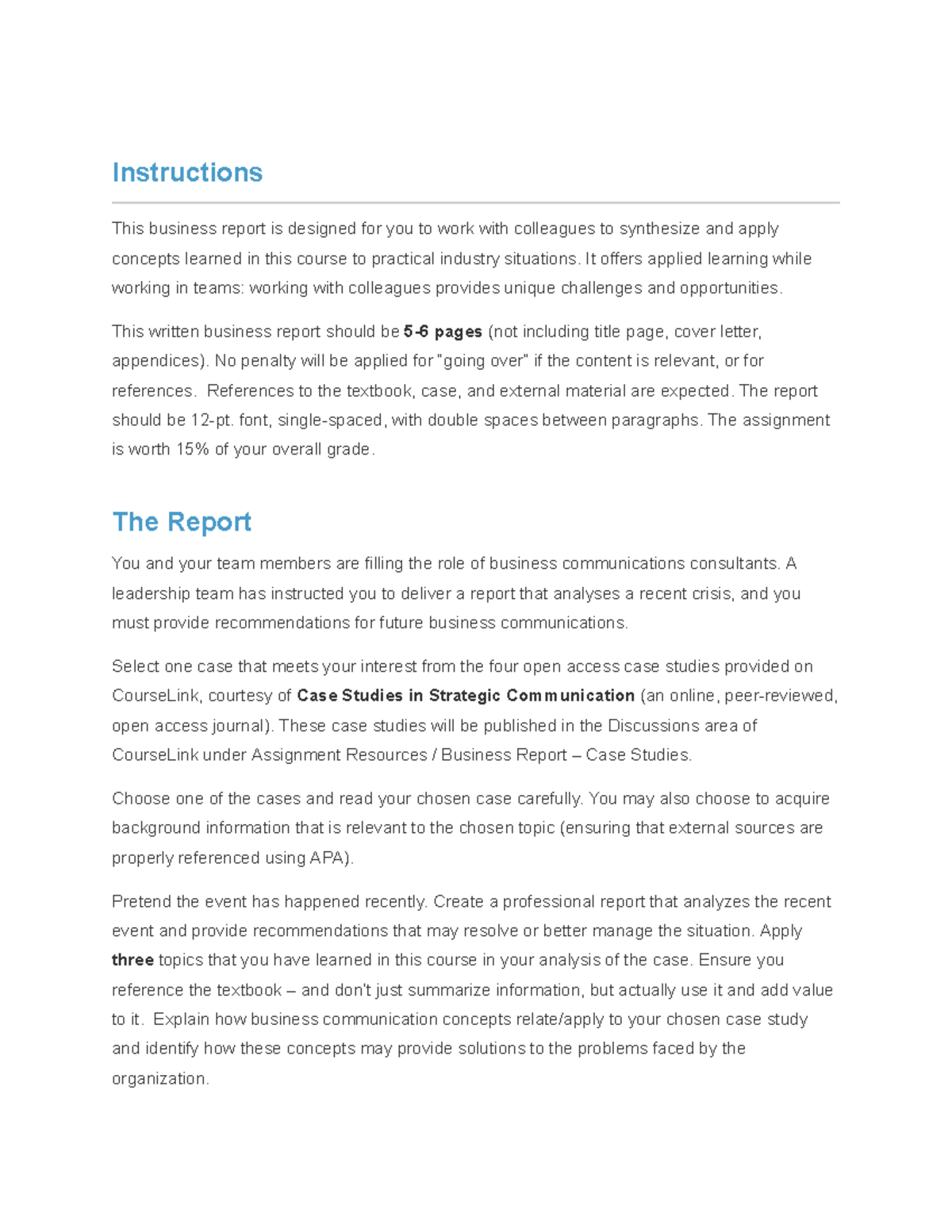 MCS2000 Guide - Instructions This business report is designed for you ...