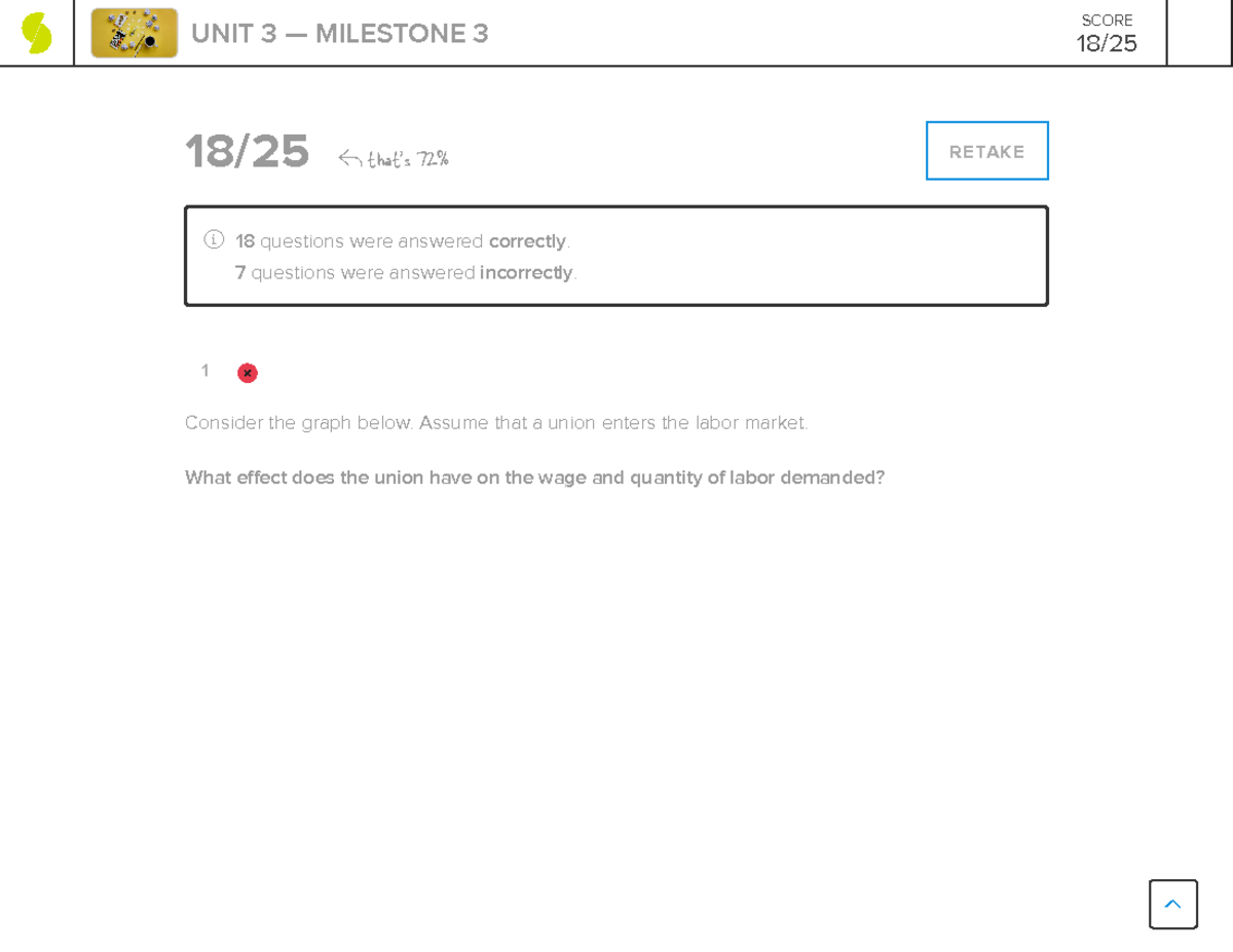Unit 3 Test (actual) - Study Guides - 1 18/25 that's 72% RETAKE 18 ...