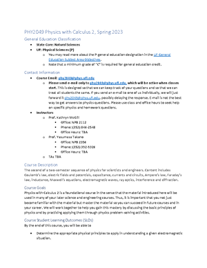 Exam2sol - PHY2049 Exam2 - Instructor: Profs. Hershfield and Takano PHYSICS DEPARTMENT PHY 2049 ...