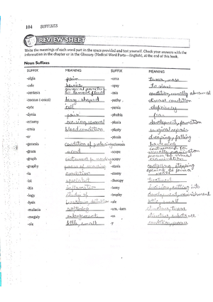 The Language of Medicine, 10th edition ejercicios - CHAPTER 1 Basic ...
