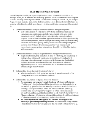 EXED 303- 1-31 - Lecture notes 4 - Shaping Reinforcement of successive ...