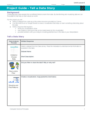 2021 Activity Guide - Lists Make - U5 L4 - Name(s