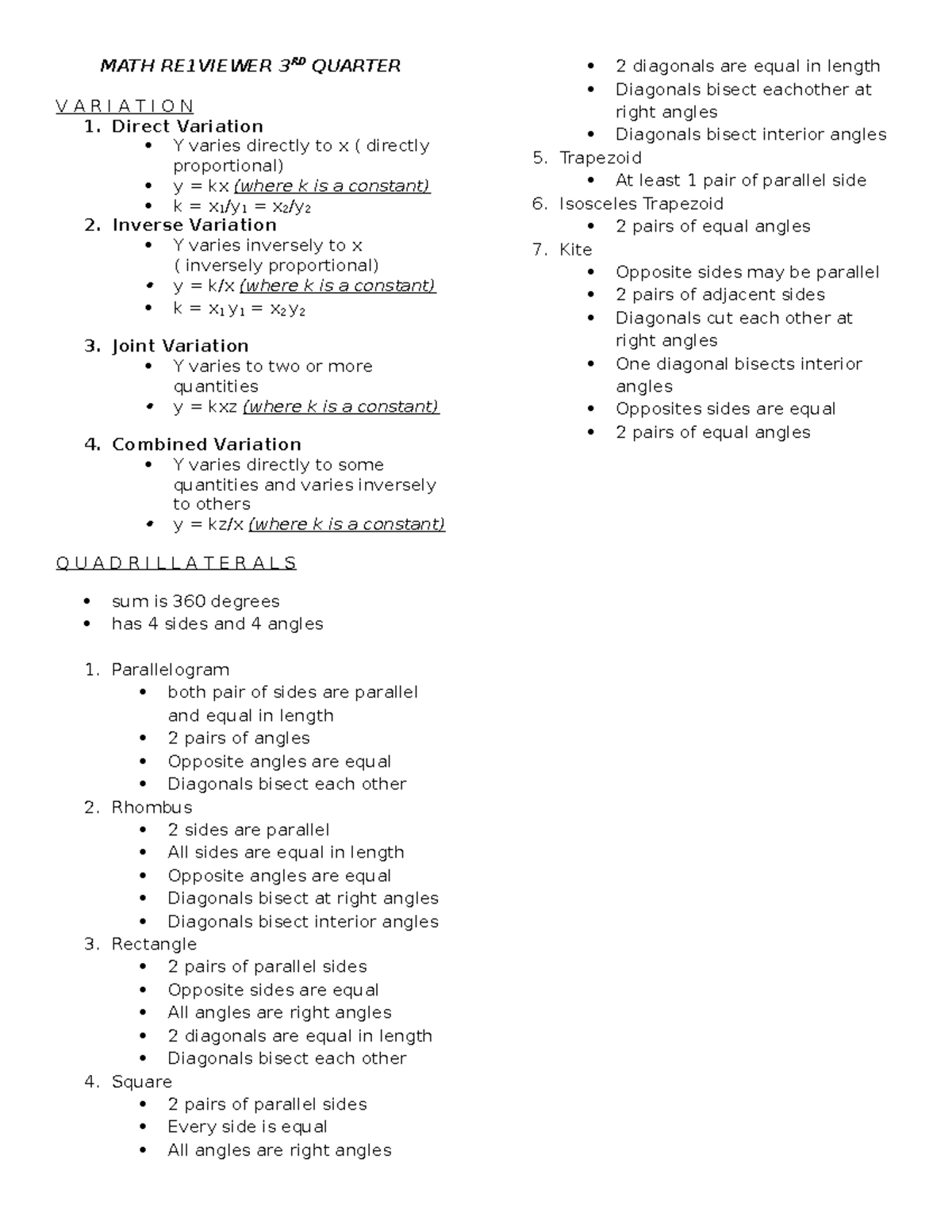 MATH- Reviewer-3RD- Quarter - Discrete Math - La Salle - Dasma - Studocu