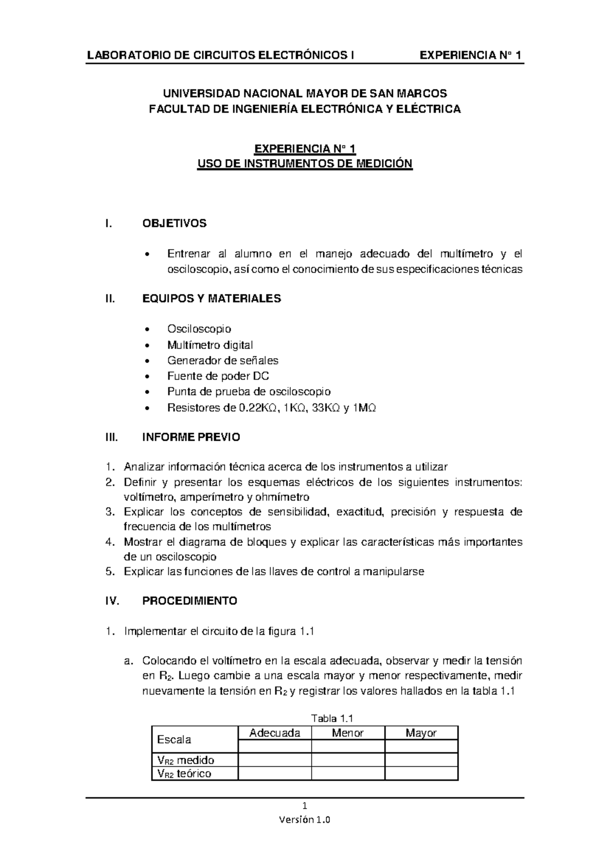 Exp 1 C Electrón I-Instr de Medic - LABORATORIO DE CIRCUITOS ...