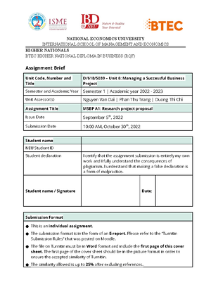 Logbook 3 Project Proposal - NATIONAL ECONOMICS UNIVERSITY ...