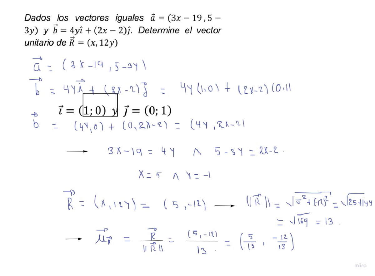 Operaciones CON Vectores EN R2 para grupal - Matematica para Ingenieros 1 - Studocu