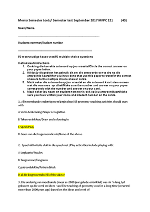 30801885 MFPC 221v - practical assignment - MFPC221 - NWU - Studocu