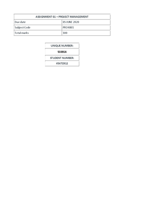 Tutorial Letter 103 PRM3701 Assessment 6 Semester 2 - ####### PRM3701 ...