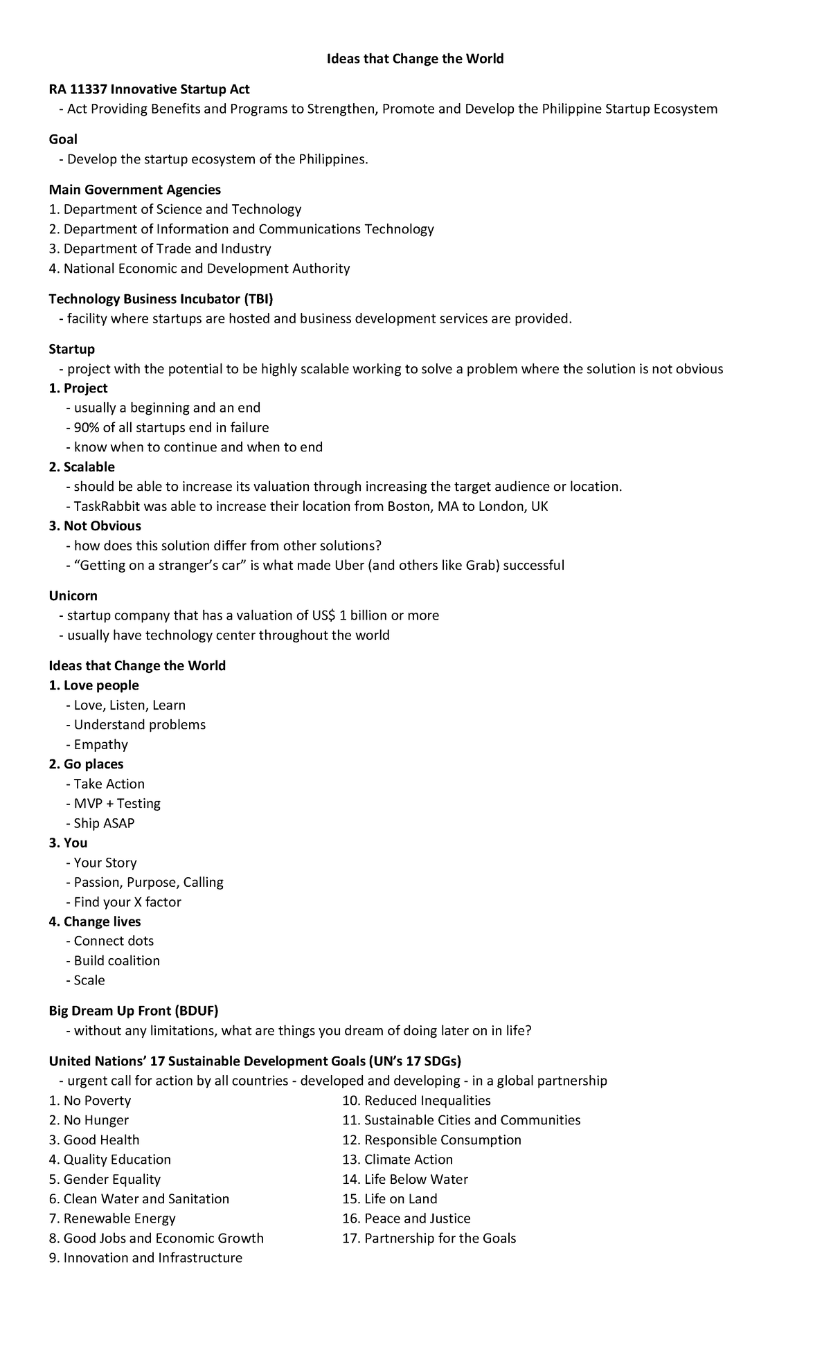 Techno - notes, about tecnopreneurship - Ideas that Change the World RA ...