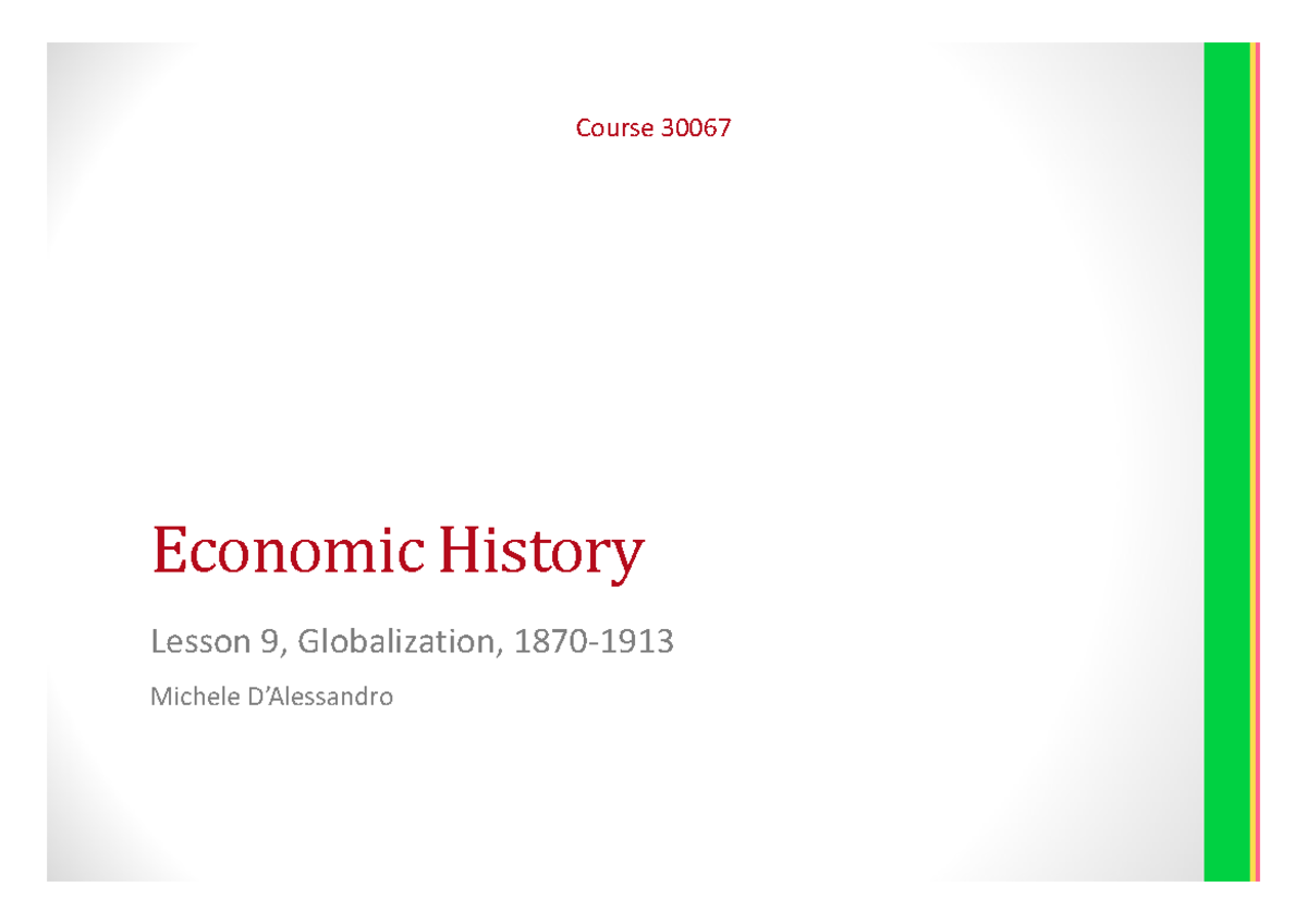 Lesson 9 - Warning: TT: undefined function: 32 Course 30067 Economic ...
