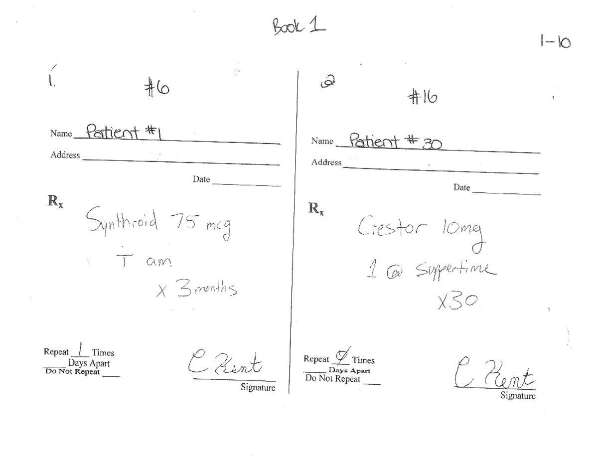 Kroll Prescription Book 1 - PHA106O - Studocu