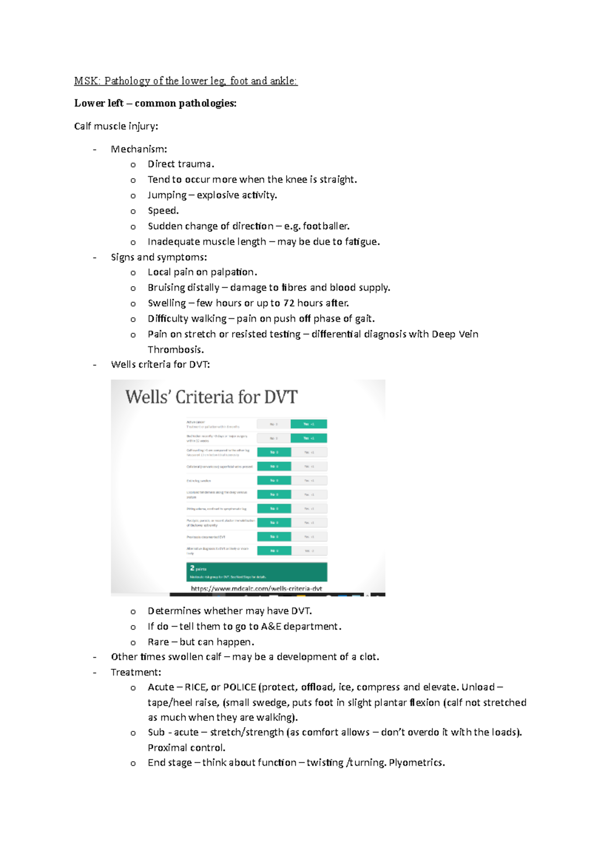 Foot and ankle presentation L7 - MSK: Pathology of the lower leg, foot ...