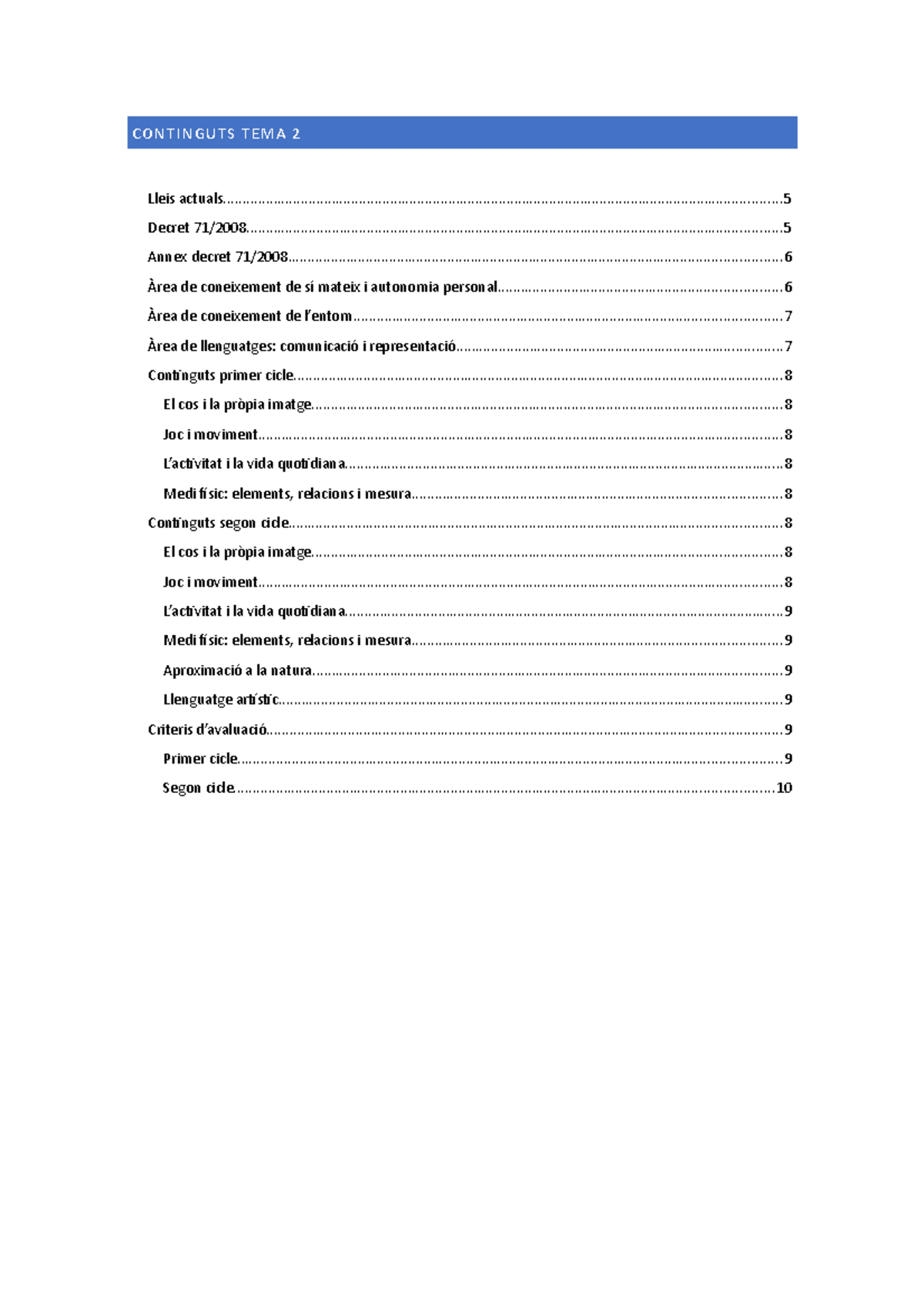 TEMA 2 - Apunts 2 - CONTINGUTS TEMA Lleis - Studocu