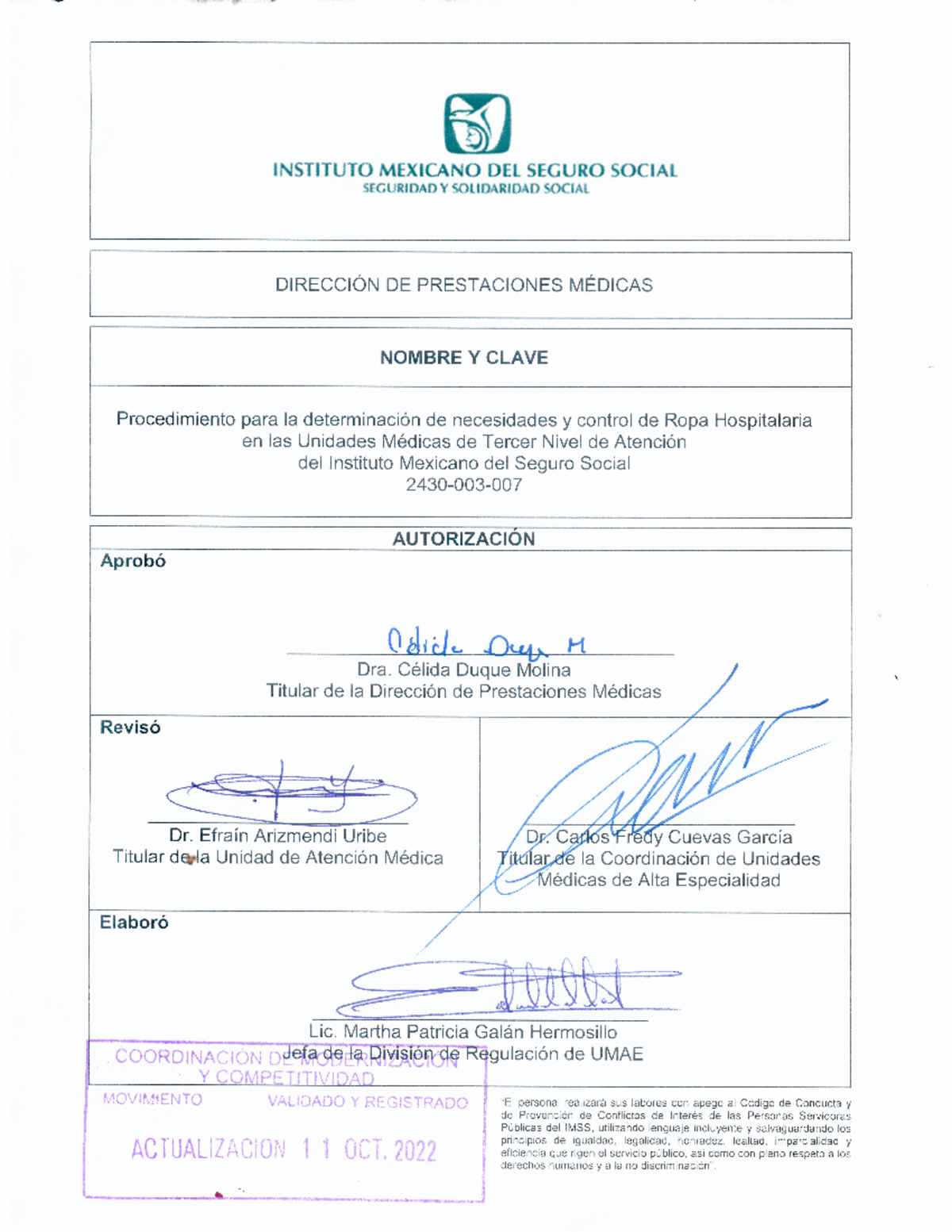 2430-003-007 Ropa hospitalaria - ÍNDICE Página 1 Base normativa 4 2 Objetivo 4 3 Ámbito de - Studocu