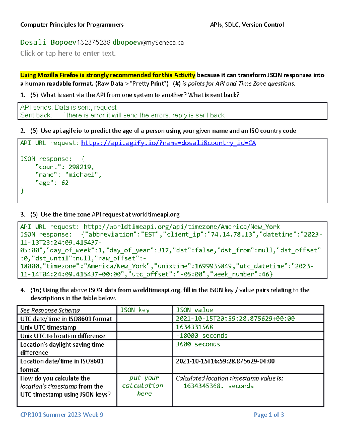 Cp4p Sdlc Activity Answers Computer Principles For Programmers Apis Sdlc Version Control