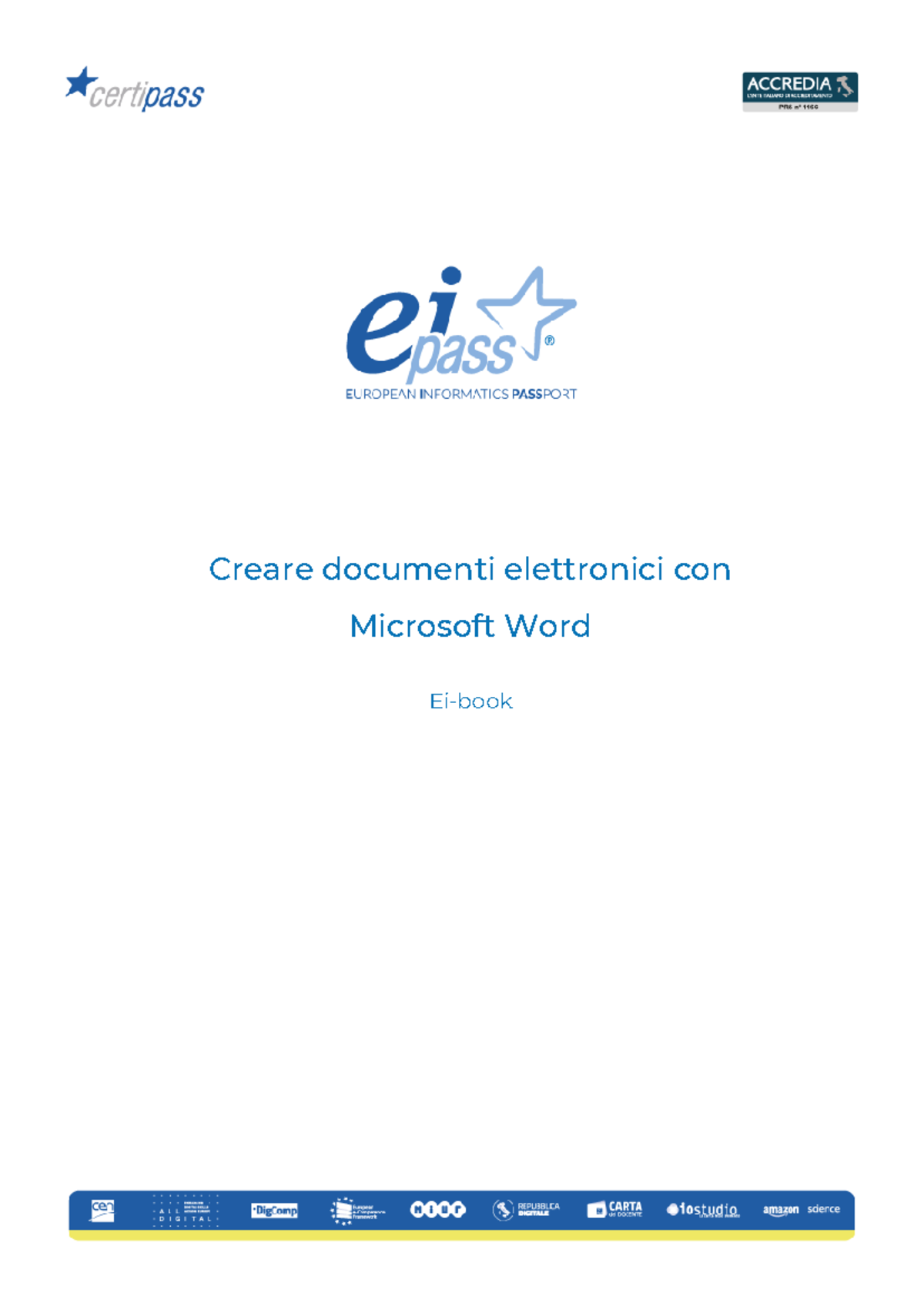 Creare documenti elettronici con Microsoft Word 2 - Creare documenti ...
