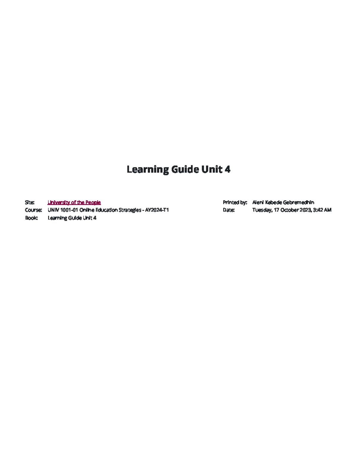 Learning Guide Unit 4 - This week, we are going to focus on writing a 5 paragraph essay as well ...