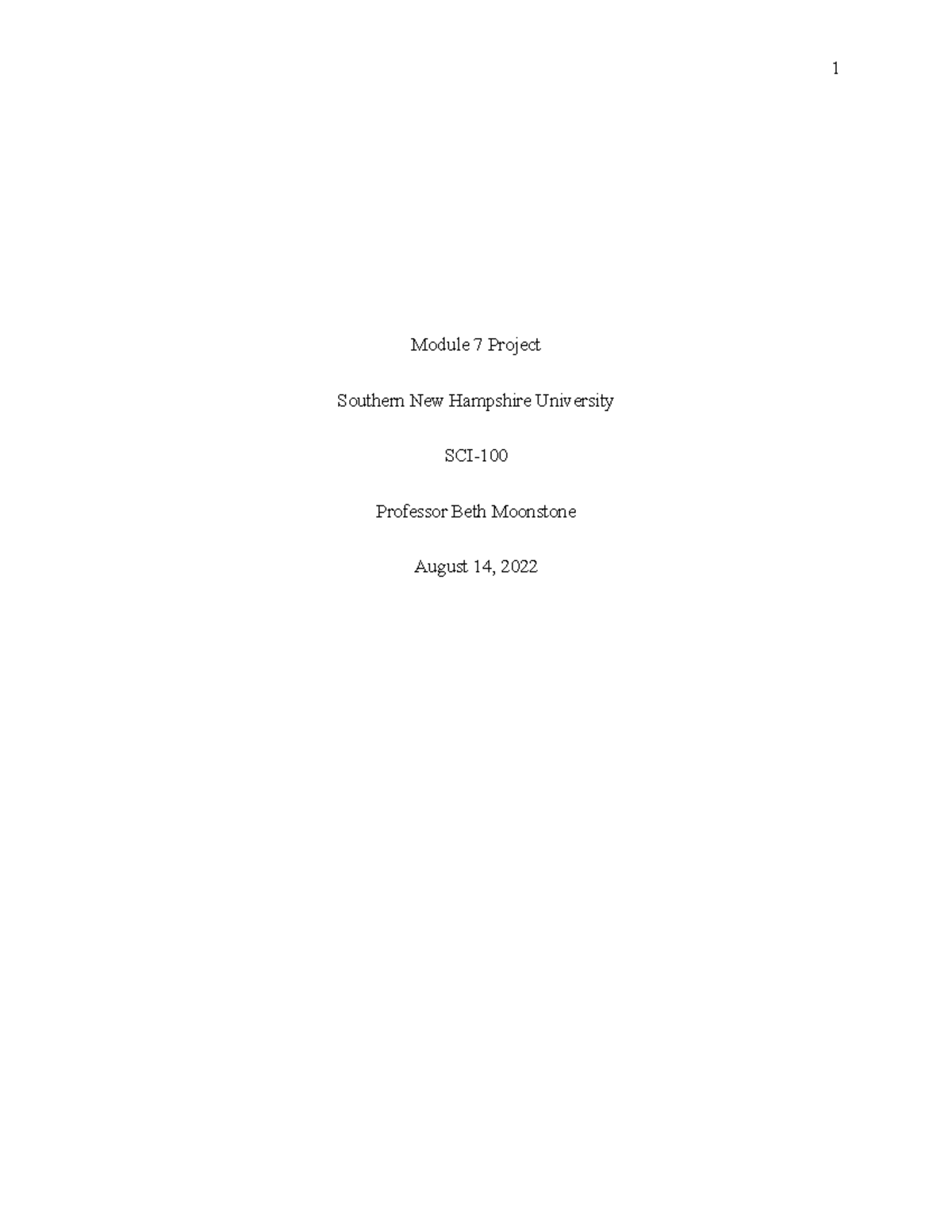 Module 7 Project - Module 7 Project Southern New Hampshire University ...