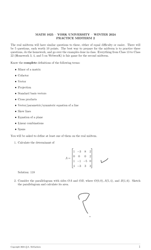 Class 9 Notes - MATH 1025 Section N Class 9: Matrix inverses ...