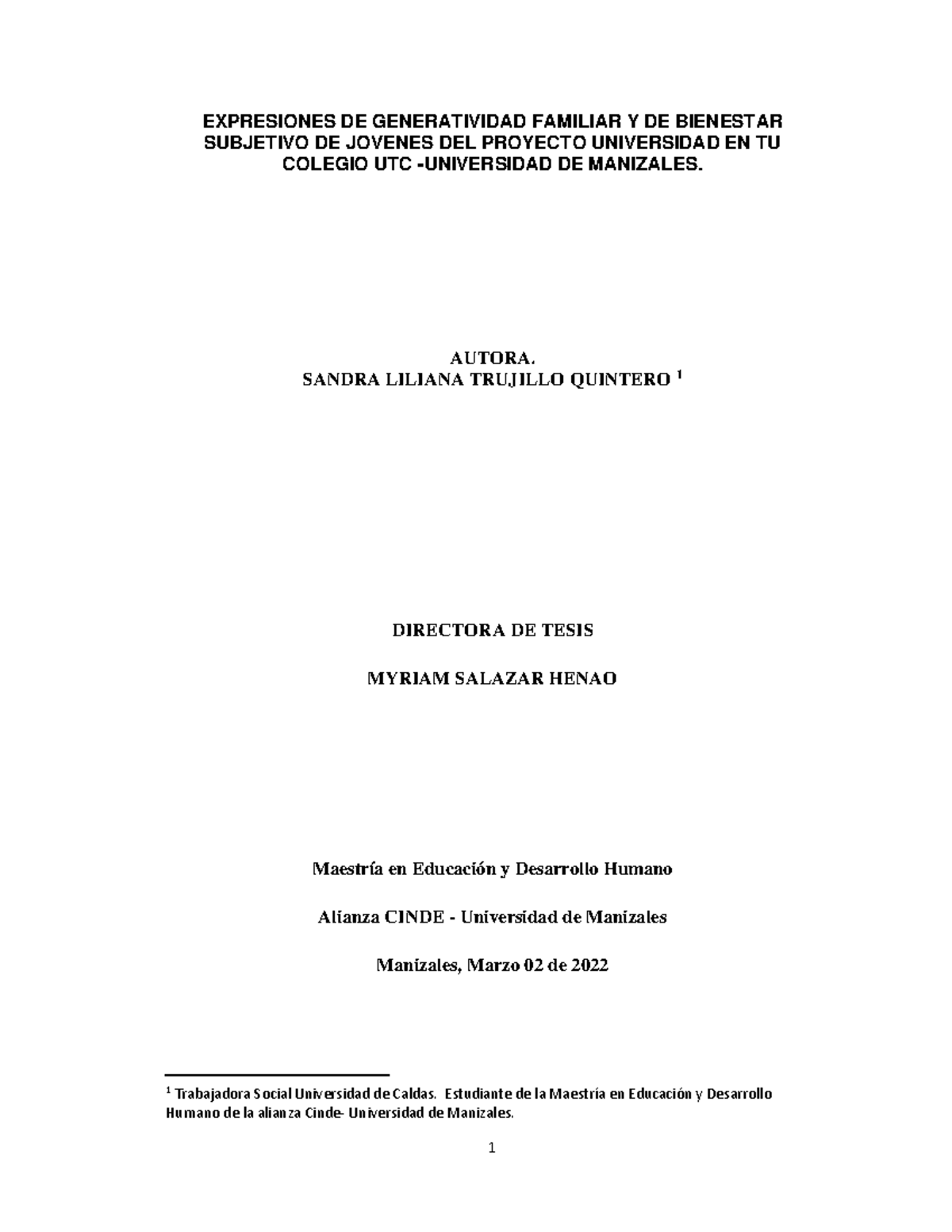 Expresiones DE Generatividad Familiar - Tesis Umanizales - EXPRESIONES ...