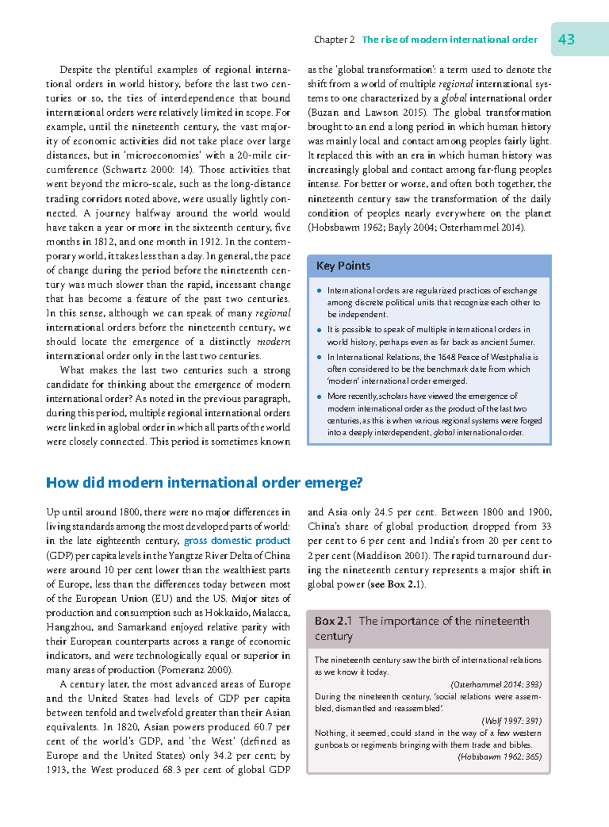 International society - Chapter 2 The rise of modern international ...