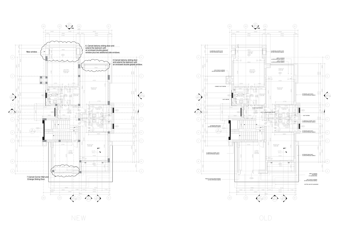First Floor PLAN-01-Model - DN window plus two additional side windows ...