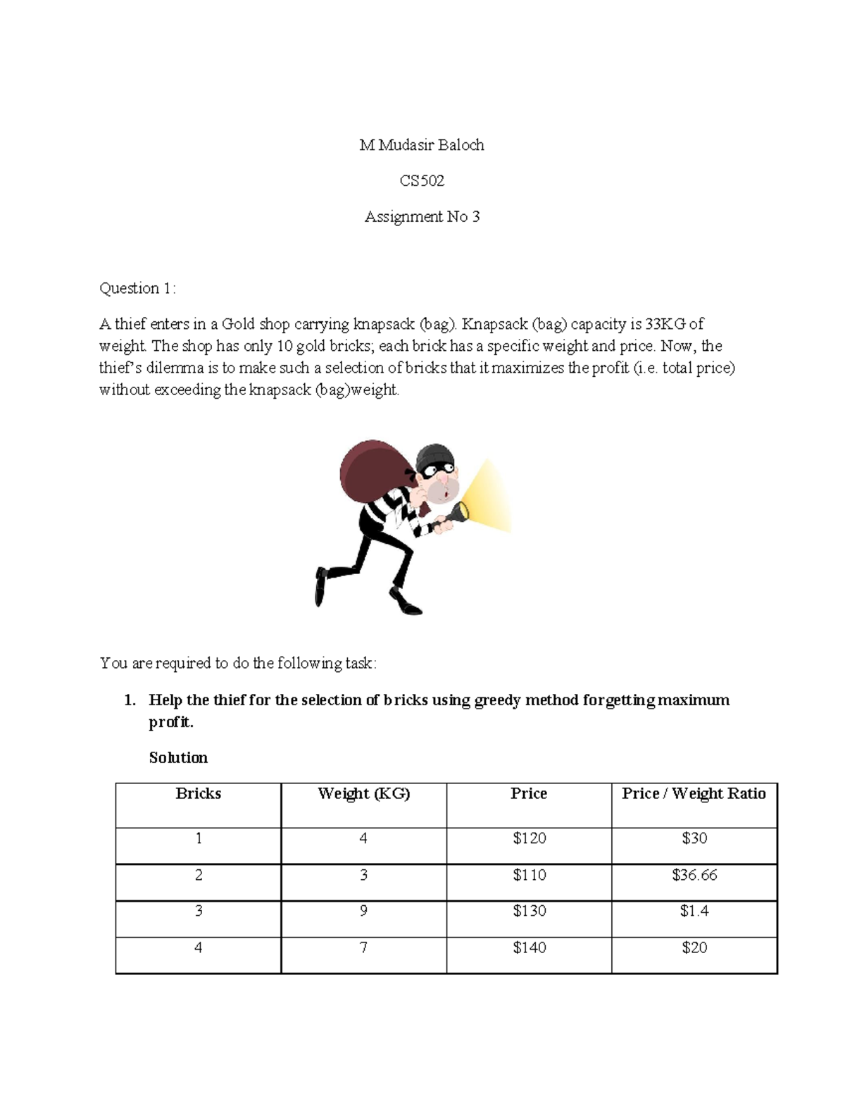 Cs502 Assignment 3 Ideas Solution Mudasir Baloch M Mudasir Baloch