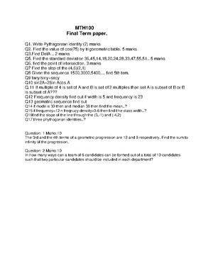Handouts General Mathematics - Sets and Numbering Systems Topic 1 The ...