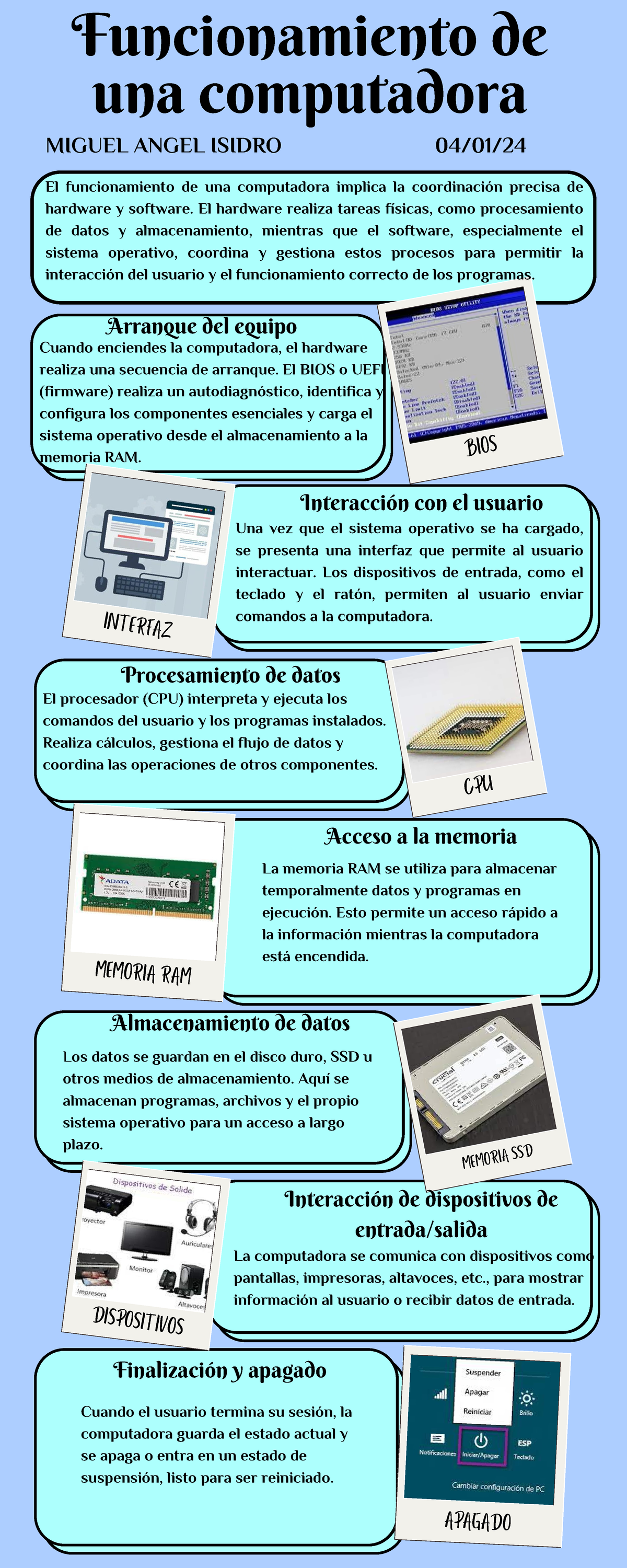 ACT02a Funcionamiento de una Computadora - Funcionamiento de una ...
