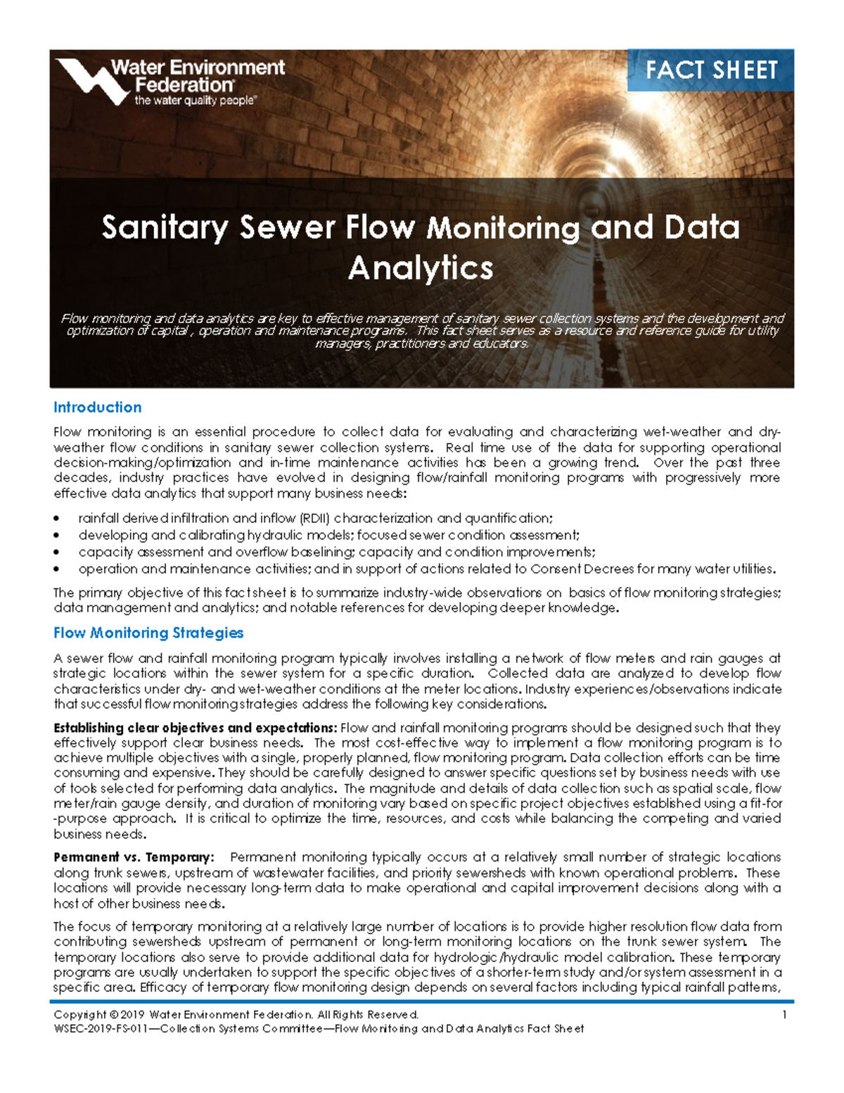 Wsec 2019 Fs 011 Csc Flow Monitoring And Data Analytics Final