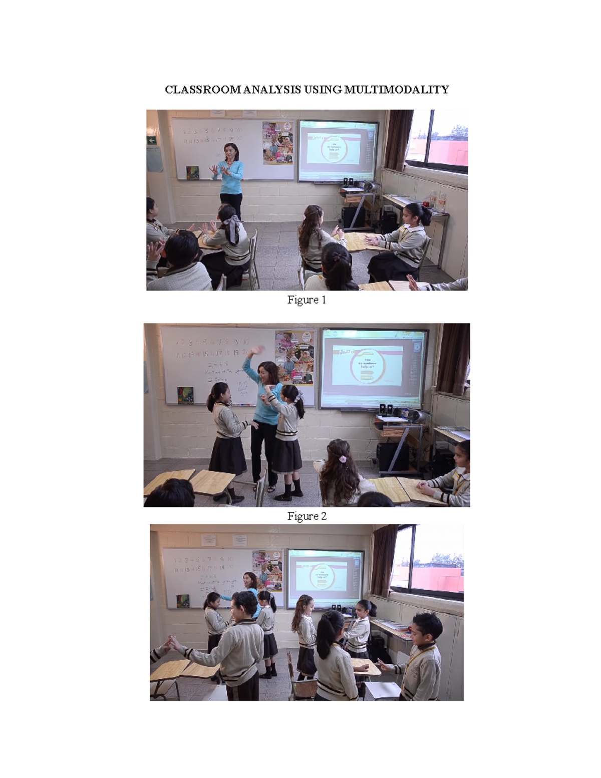 Practical Classroom Analysis - CLASSROOM ANALYSIS USING MULTIMODALITY ...