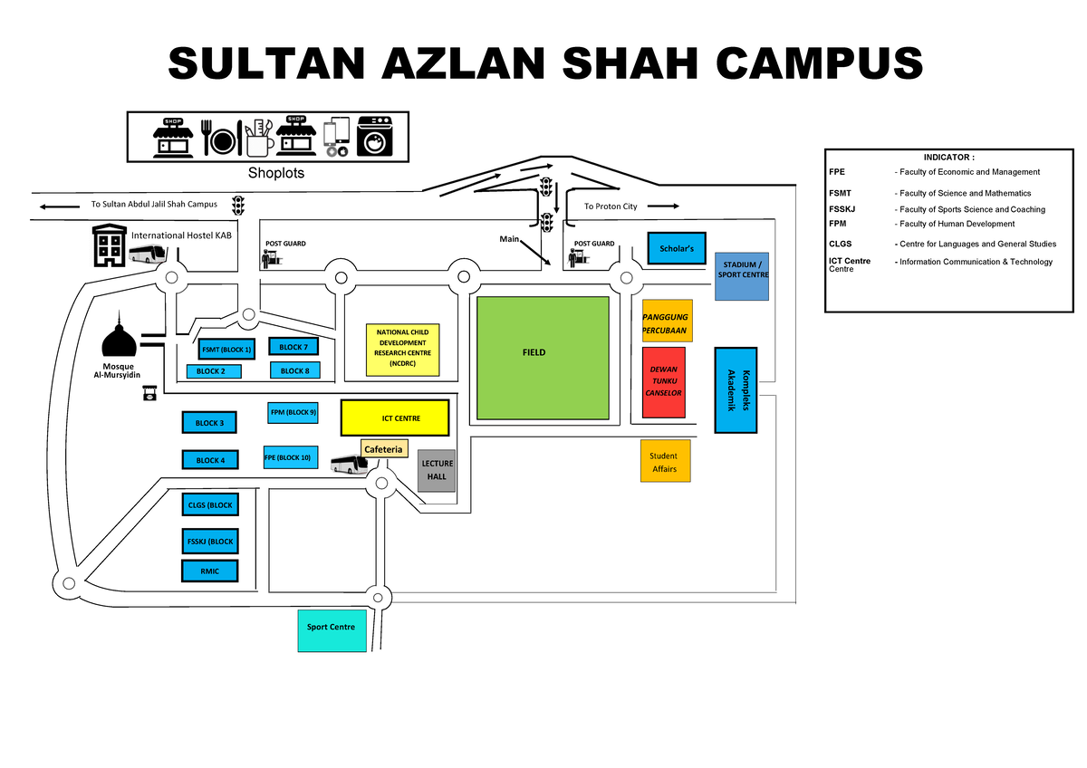Map - Hshshe - Shoplots To Sultan Abdul Jalil Shah Campus To Proton ...