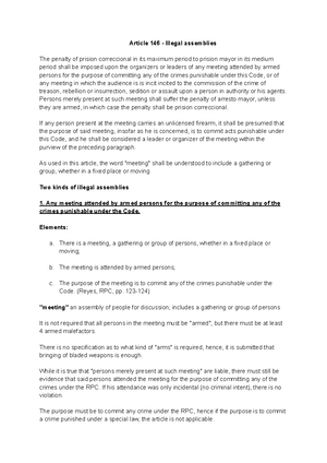 Article 148ofthe RPC–Direct Assault(1st&2nd Form) - Article 148. - Direct Assault (1st Form) Any ...