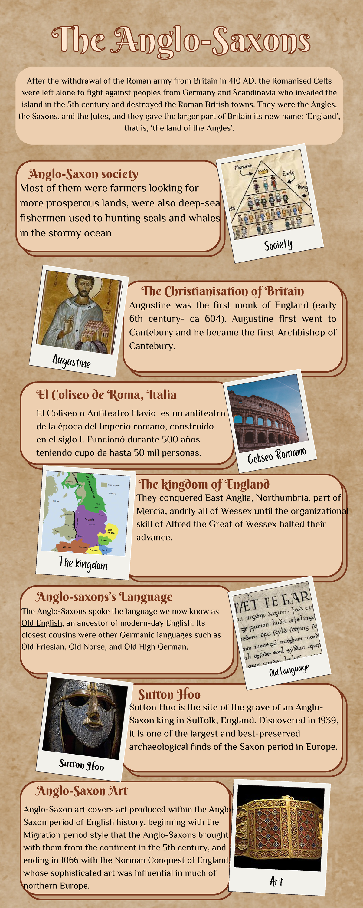 Anglo-Saxons - anglo saxons - After the withdrawal of the Roman army ...